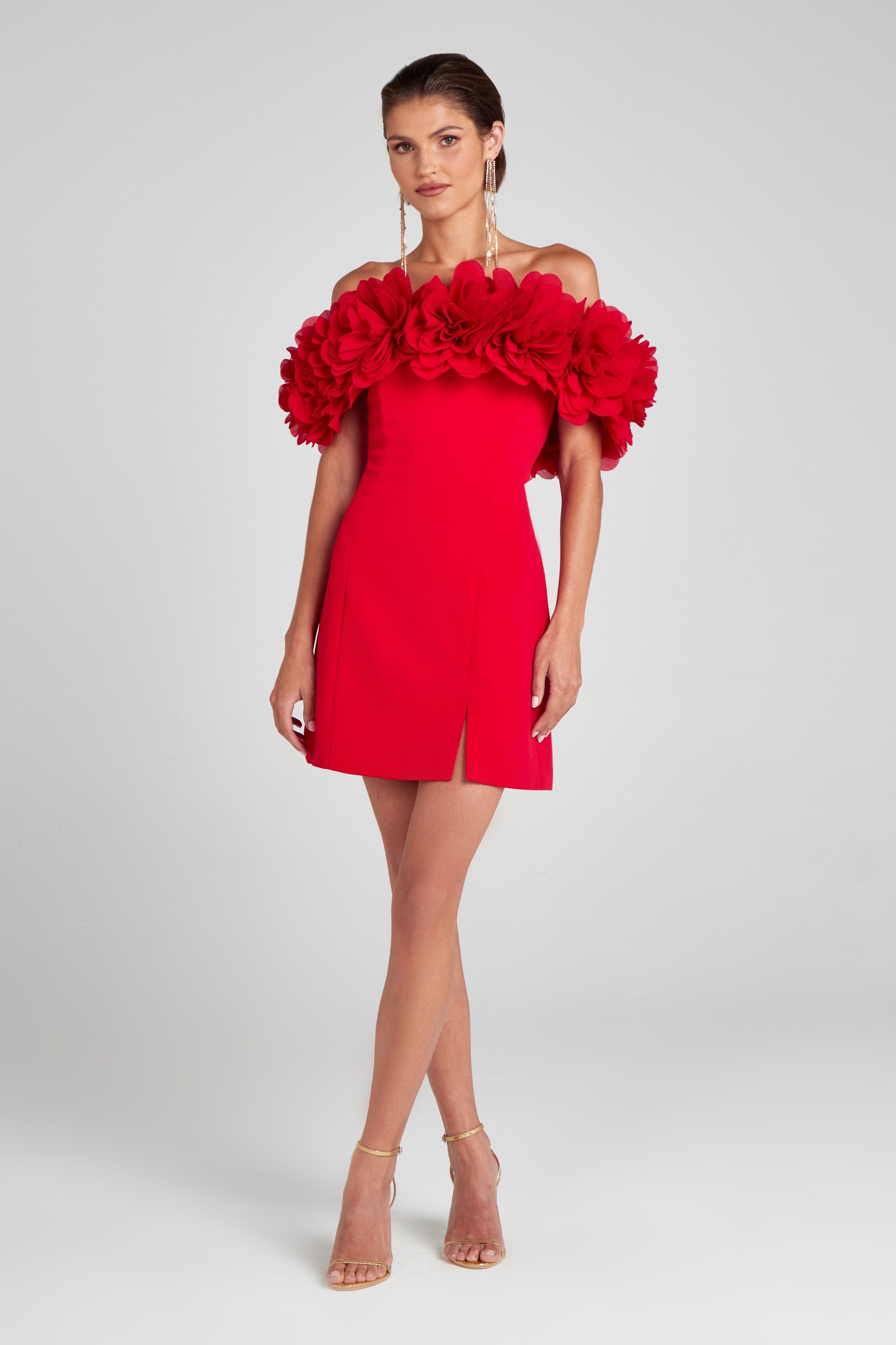 Renee Red Dress | NADINE MERABI